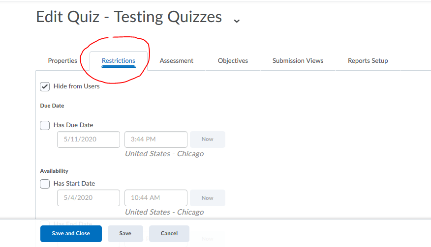 How do I provide special quiz access for select students? – Welcome to ...
