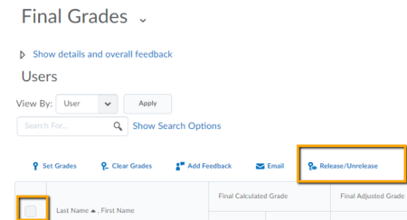 How do I release grades to students? – Welcome to Brightspace Resources