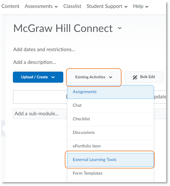 How do I pair McGraw Hill Connect with Brightspace? – Welcome to Brightspace Resources
