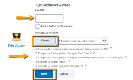 How do I create and issue an Award, Badge, or Certificate in my Brightspace course? – Welcome to ...