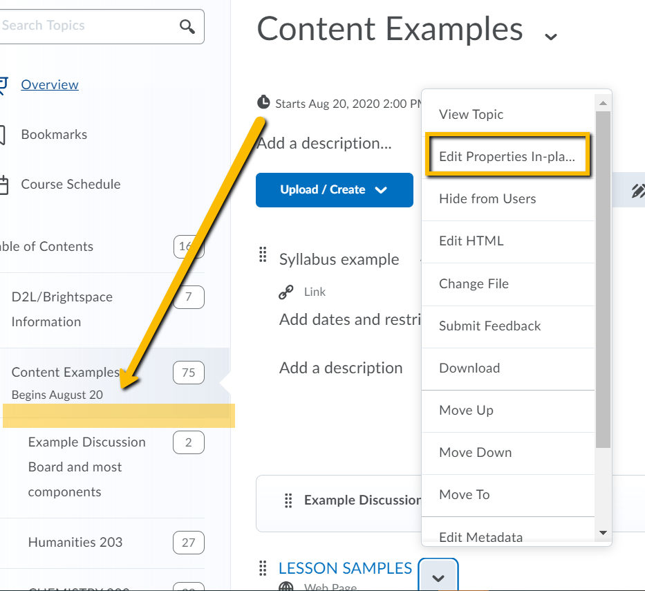 How do I make content unavailable to students? – Welcome to Brightspace ...