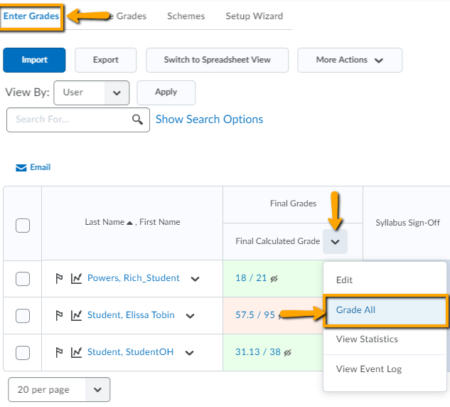How do I show final grades to students? – Welcome to Brightspace Resources