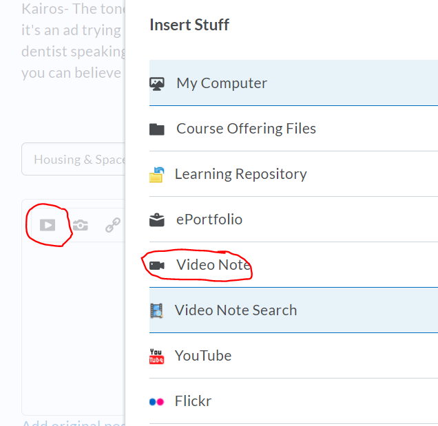 How do I use Video Note? – Welcome to Brightspace Resources