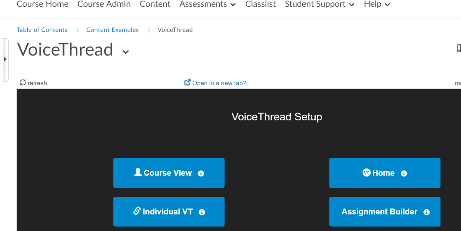 How do I use VoiceThread with Brightspace? – Welcome to Brightspace Resources