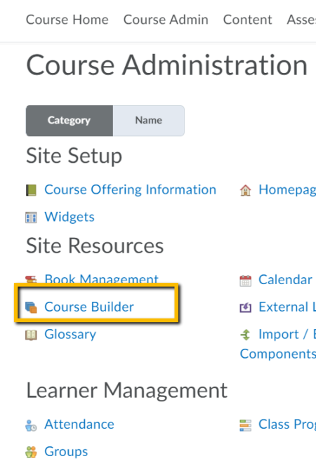 How do I use Course Builder in Brightspace? – Welcome to Brightspace ...