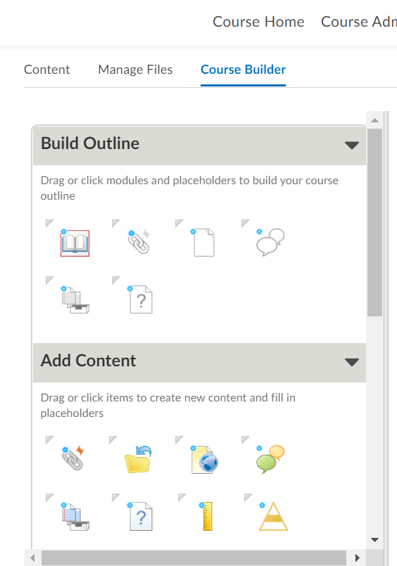 How do I use Course Builder in Brightspace? – Welcome to Brightspace ...
